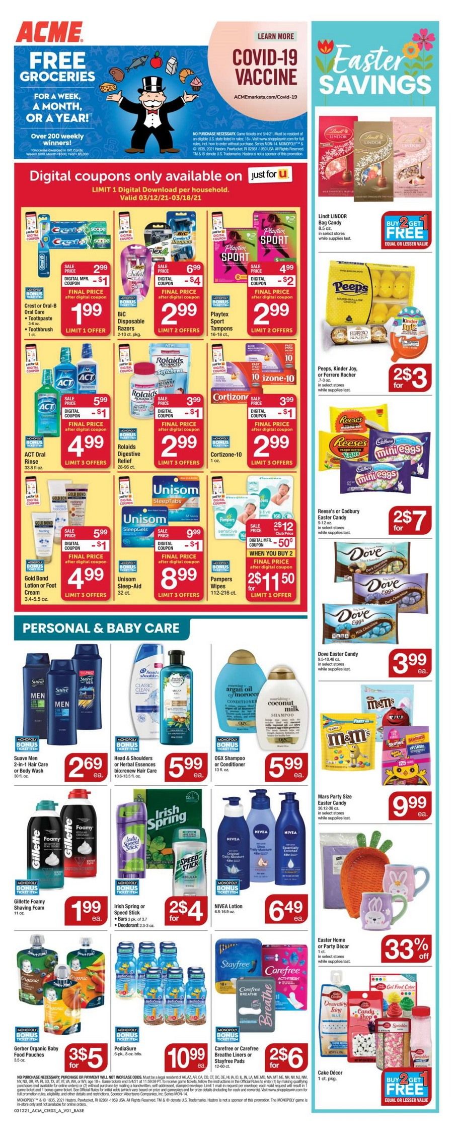 Acme Weekly Ad Mar 12 – Mar 18, 2021