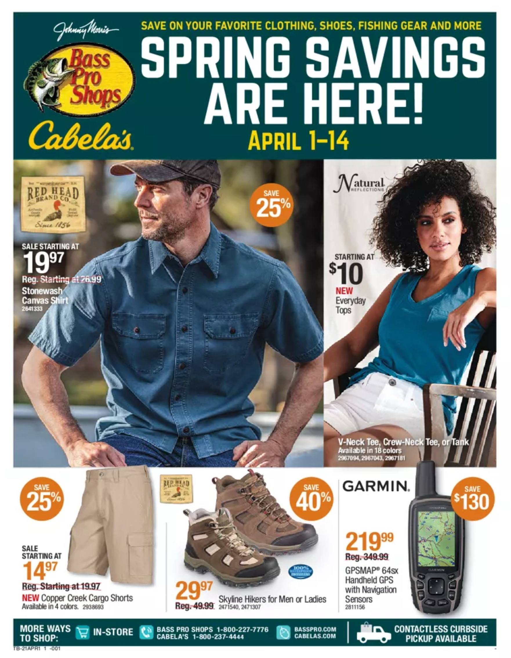 Bass Pro Shops Spring Sale Apr 01 – Apr 14, 2021