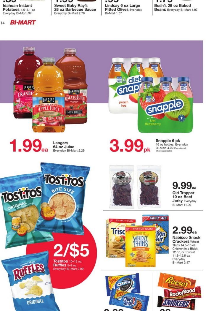Bi-Mart Weekly Ad Mar 03 – Mar 16, 2021