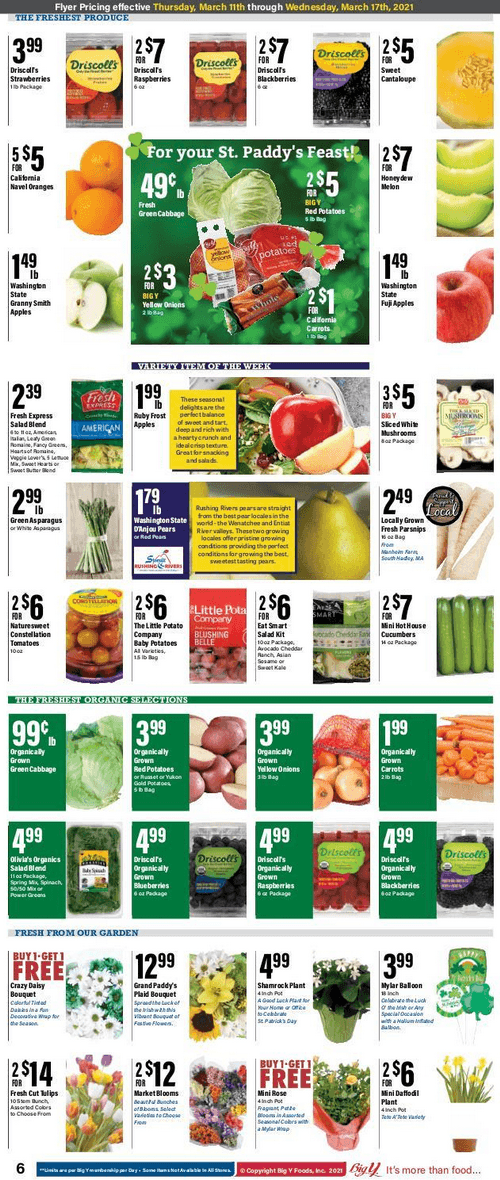 Big Y Weekly Ad Mar 11 – Mar 17, 2021