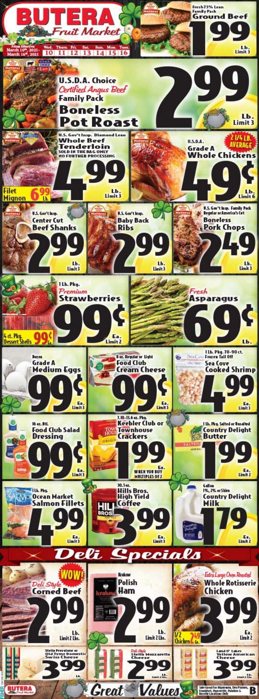 Butera Weekly Ad Mar 10 – Mar 16, 2021