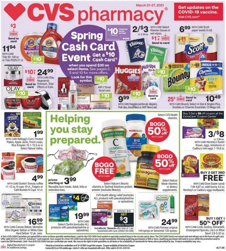 CVS Weekly Ad Mar 21 – Mar 27, 2021