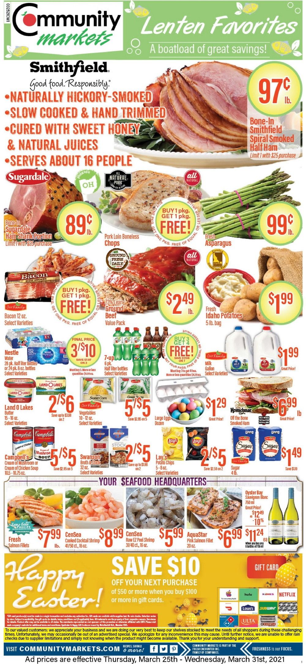 Community Markets Weekly Ad Mar 25 – Mar 31, 2021
