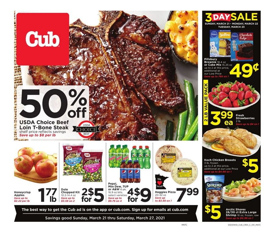 Cub Foods Weekly Ad Mar 21 – Mar 27, 2021