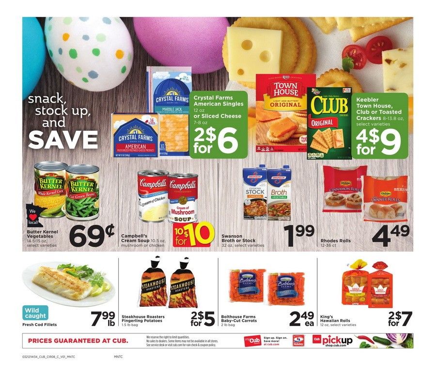 Cub Foods Weekly Ad Mar 21 – Mar 27, 2021