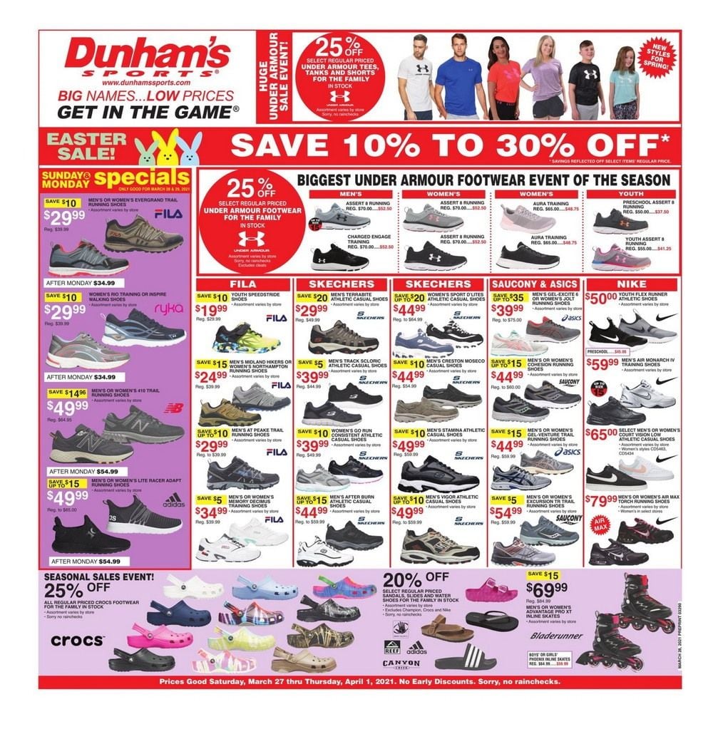 Dunham's Sports Weekly Ad Mar 27 – Apr 01, 2021