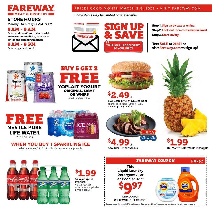 Fareway Weekly Ad Mar 02 – Mar 08, 2021