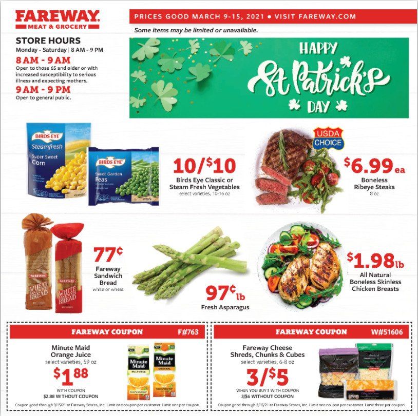 Fareway Weekly Ad Mar 09 – Mar 15, 2021