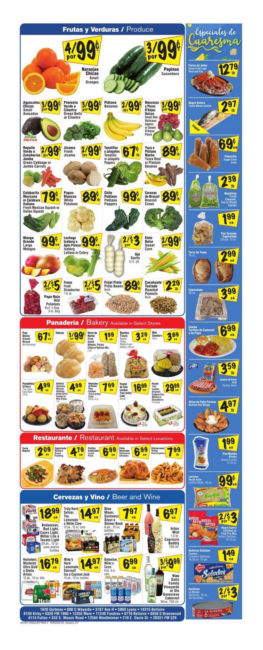 Fiesta Mart Weekly Ad Mar 10 – Mar 16, 2021