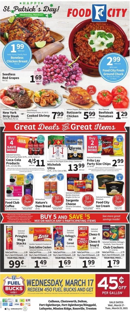 Food City Weekly Ad Mar 17 – Mar 23, 2021