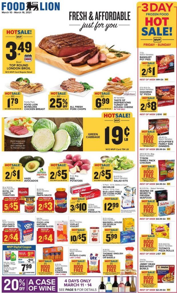 Food Lion Weekly Ad Mar 10 – Mar 16, 2021