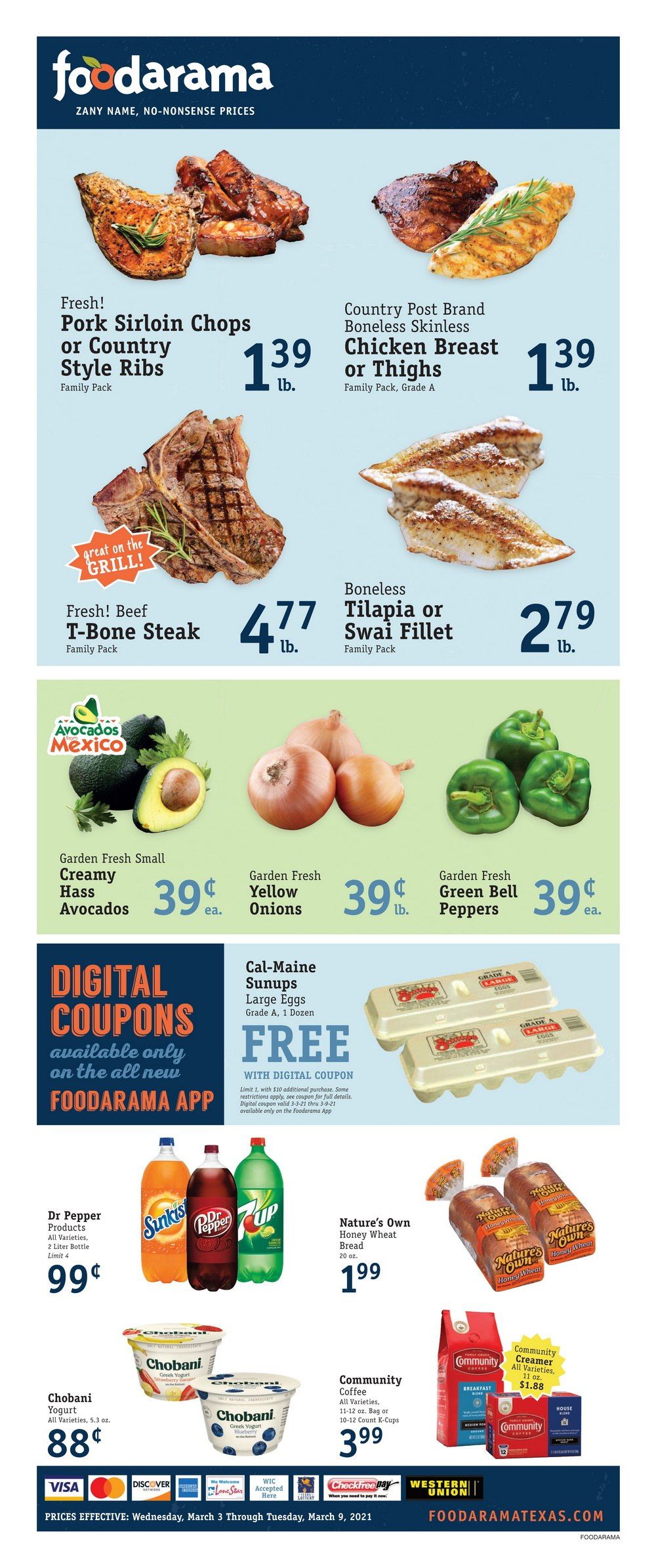 Foodarama Weekly Ad Mar 03 – Mar 09, 2021