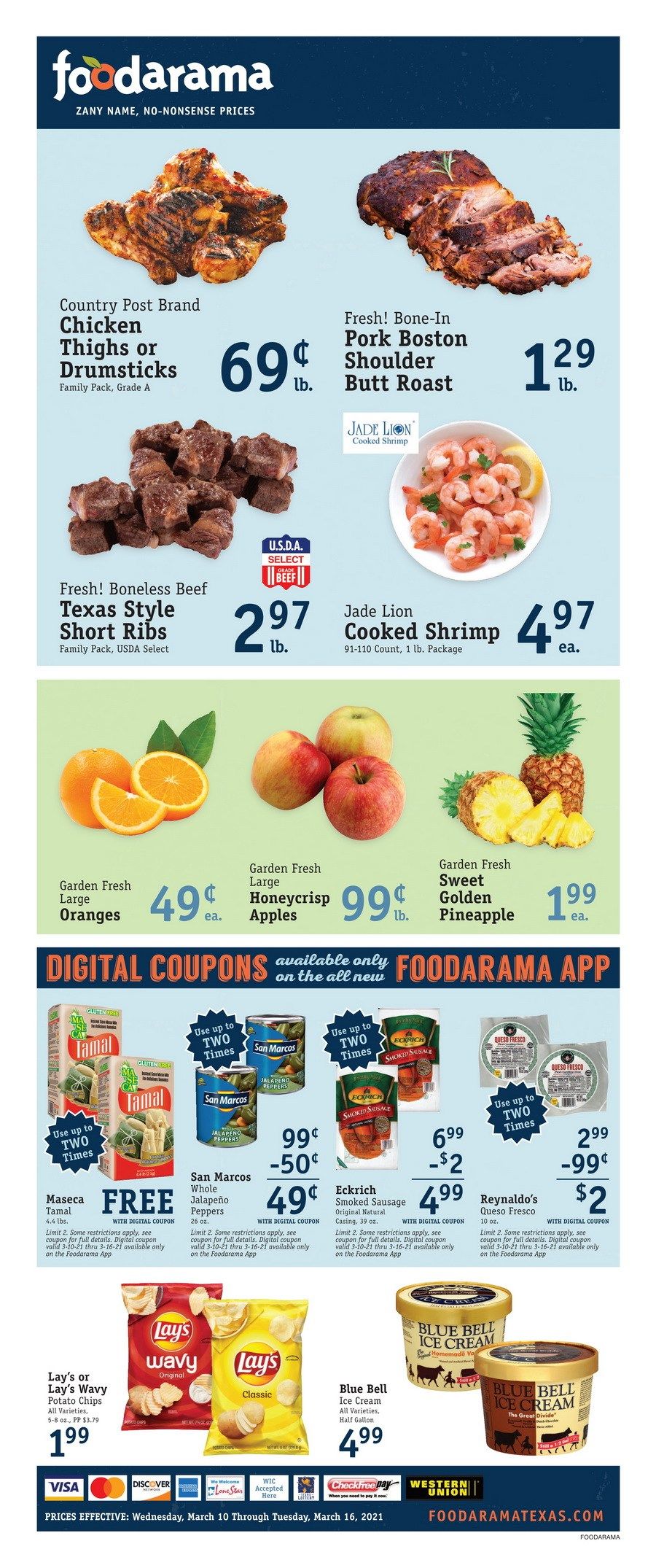Foodarama Weekly Ad Mar 10 – Mar 16, 2021