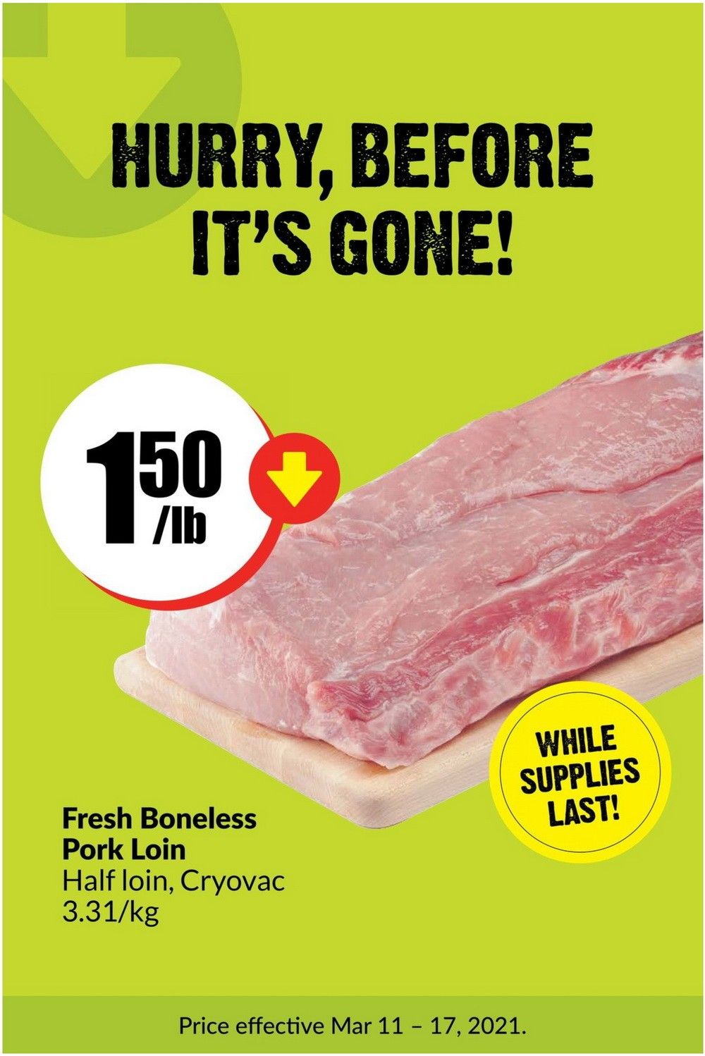 FreshCo Weekly Ad Mar 11 – Mar 17, 2021