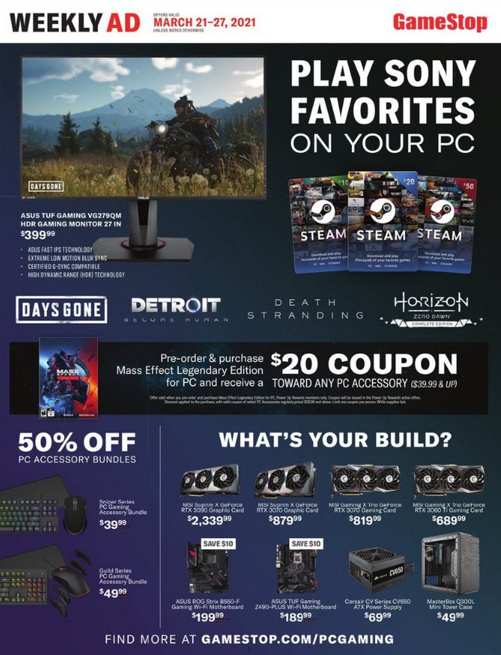 GameStop Weekly PC Ad Mar 21 – Mar 27, 2021
