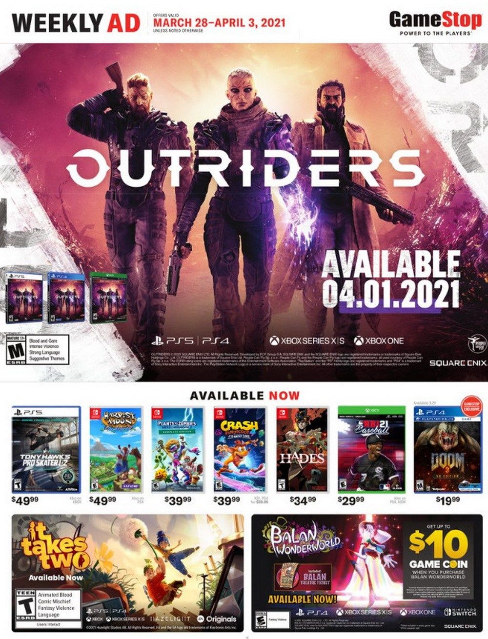 GameStop Weekly Ad Mar 28 – Apr 03, 2021