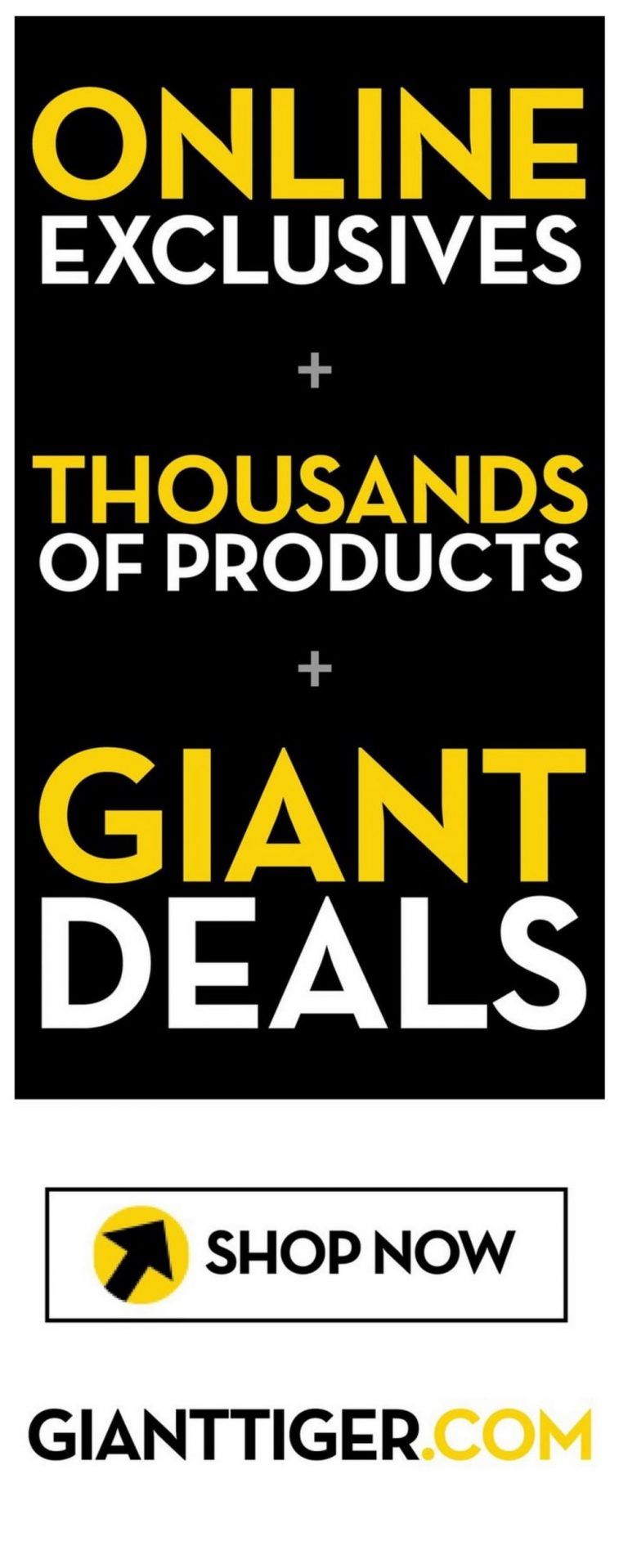 Giant Tiger Weekly Ad Mar 31 – Apr 06, 2021