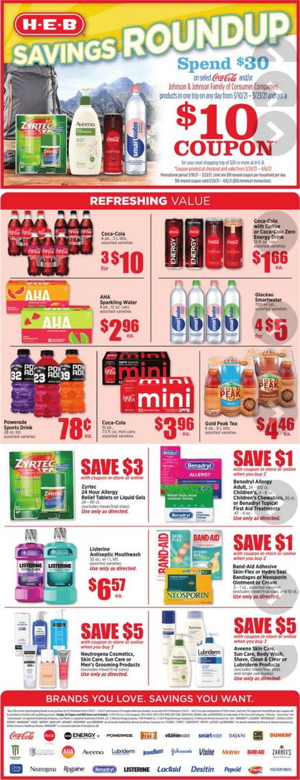 HEB Weekly Ad Mar 10 – Mar 16, 2021