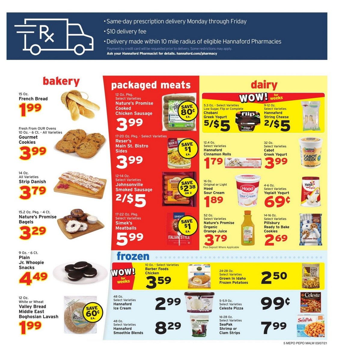 Hannaford Weekly Ad Mar 07 – Mar 13, 2021