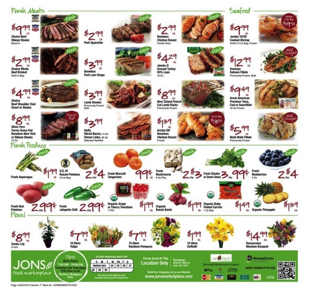 Jons Weekly Ad Mar 24 – Mar 30, 2021