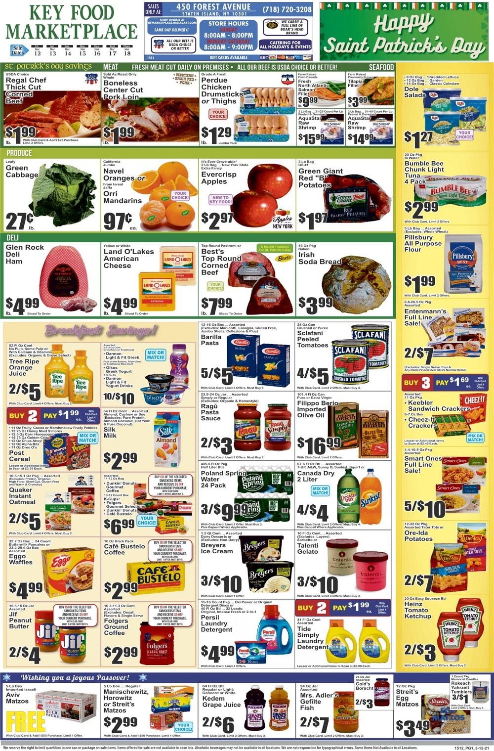 Key Food Weekly Ad Mar 12 – Mar 18, 2021
