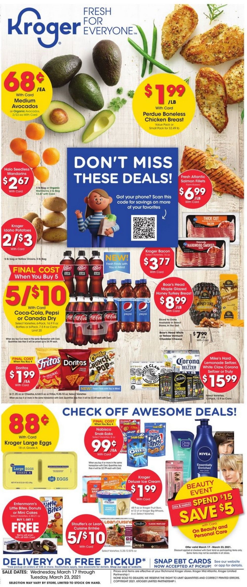 Kroger Weekly Ad Mar 17 – Mar 23, 2021