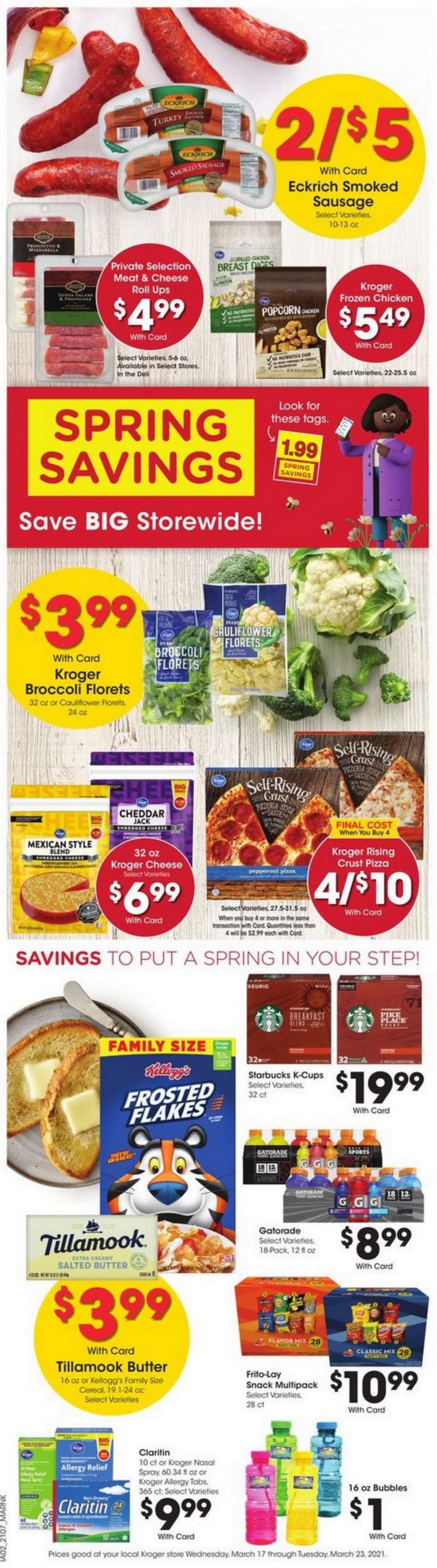 Kroger Weekly Ad Mar 17 – Mar 23, 2021