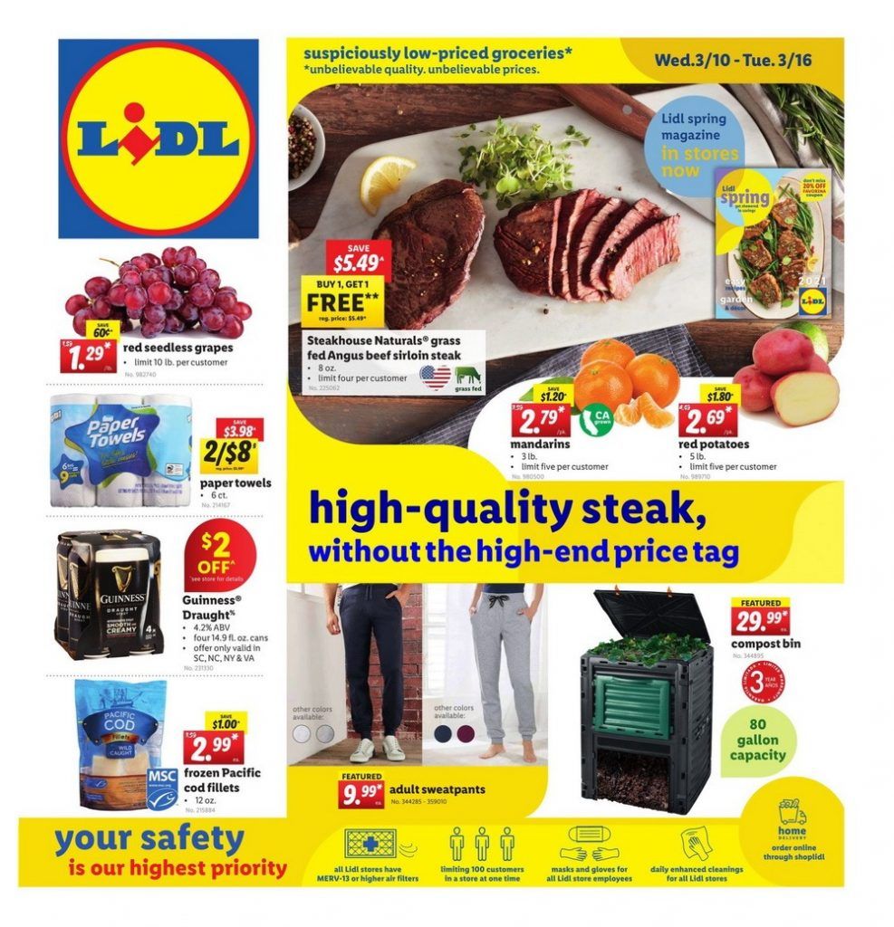 Lidl Weekly Ad Mar 10 – Mar 16, 2021