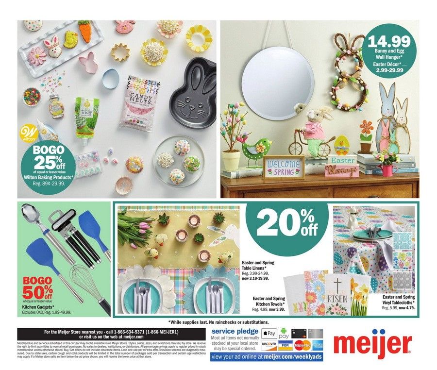 Meijer Easter Ad Mar 21 – Mar 27, 2021
