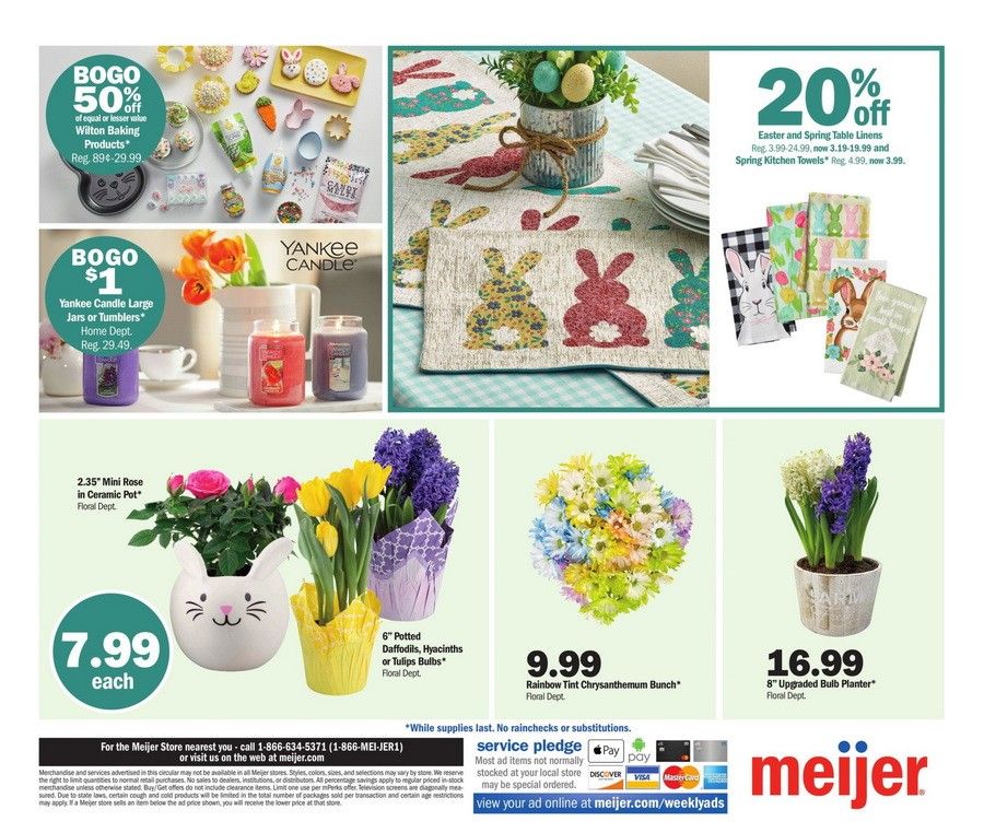 Meijer Easter Ad Mar 28 – Apr 04, 2021
