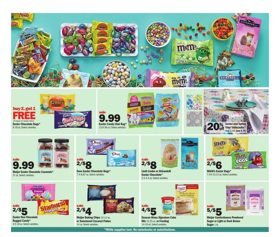 Meijer Easter Ad Mar 28 – Apr 04, 2021
