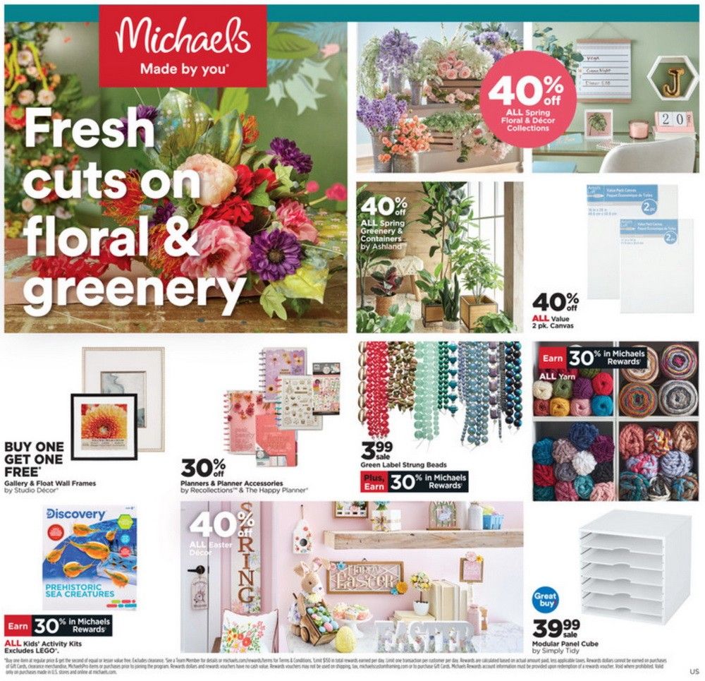 Michaels Weekly Ad Mar 07 – Mar 13, 2021