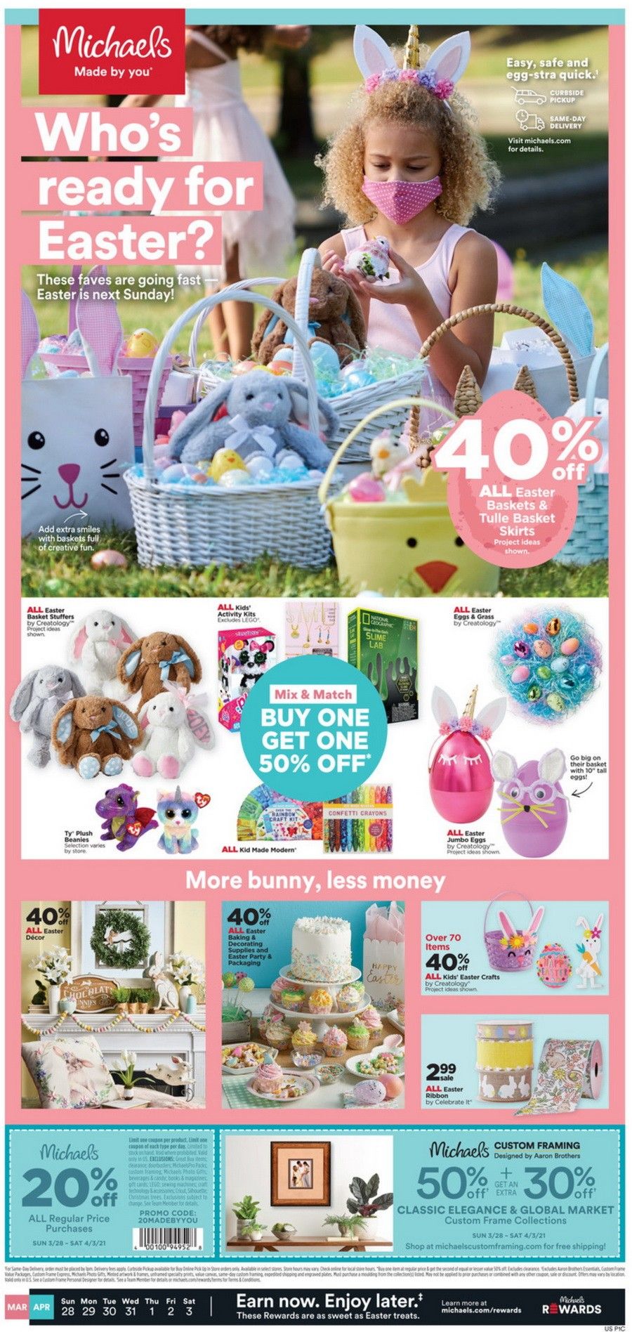 Michaels Weekly Ad Mar 28 – Apr 03, 2021