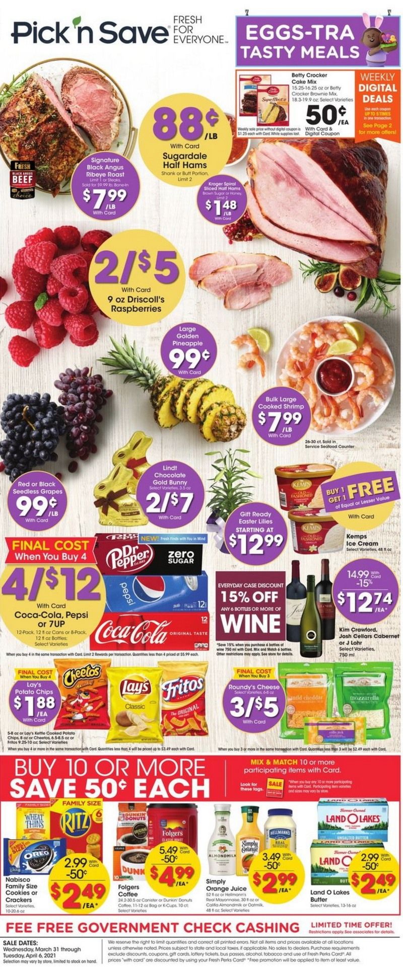 Pick 'n Save Weekly Ad Mar 31 – Apr 06, 2021