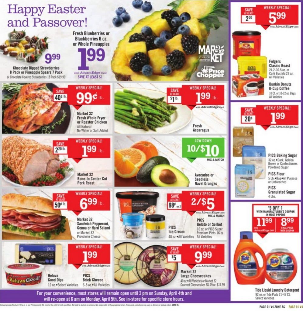 Price Chopper Weekly Ad Mar 28 – Apr 03, 2021