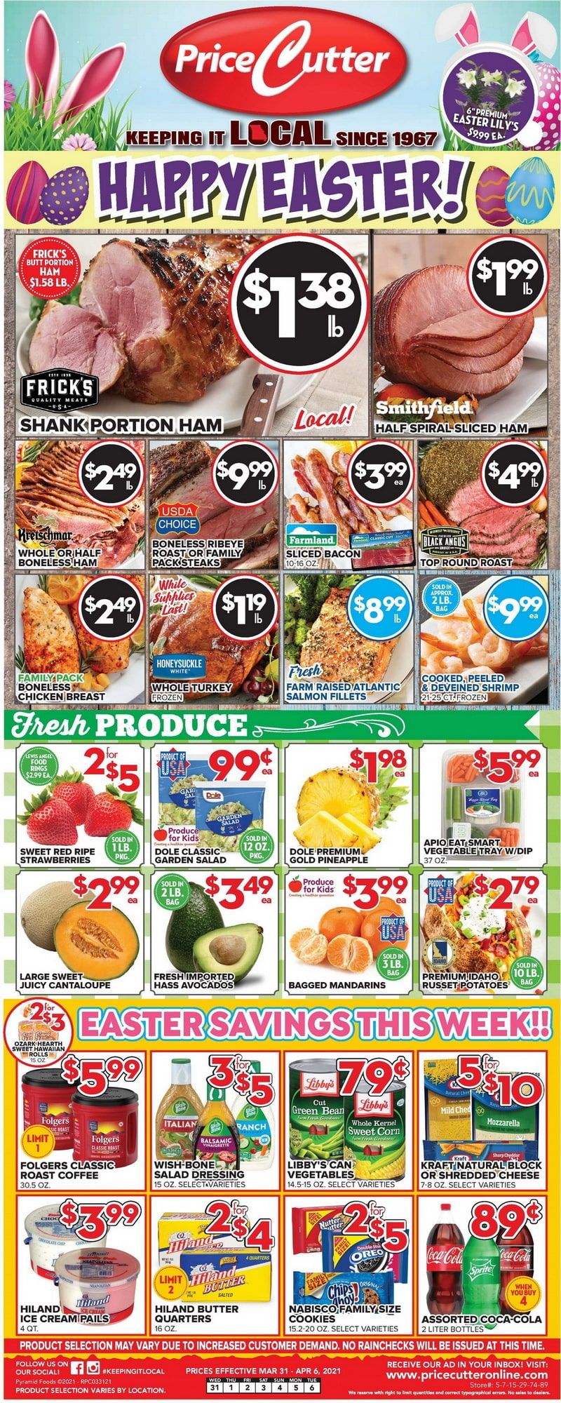 Price Cutter Weekly Ad Mar 31 – Apr 06, 2021