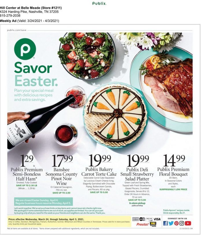 Publix Weekly Ad Mar 24 – Apr 03, 2021