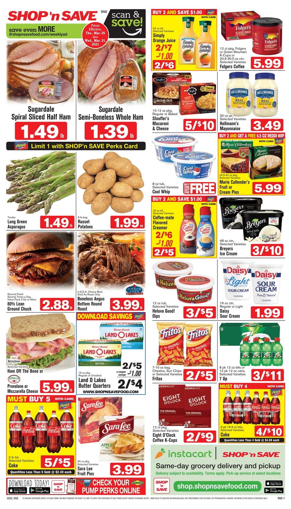 SHOP 'n SAVE Weekly Ad Mar 25 – Mar 31, 2021