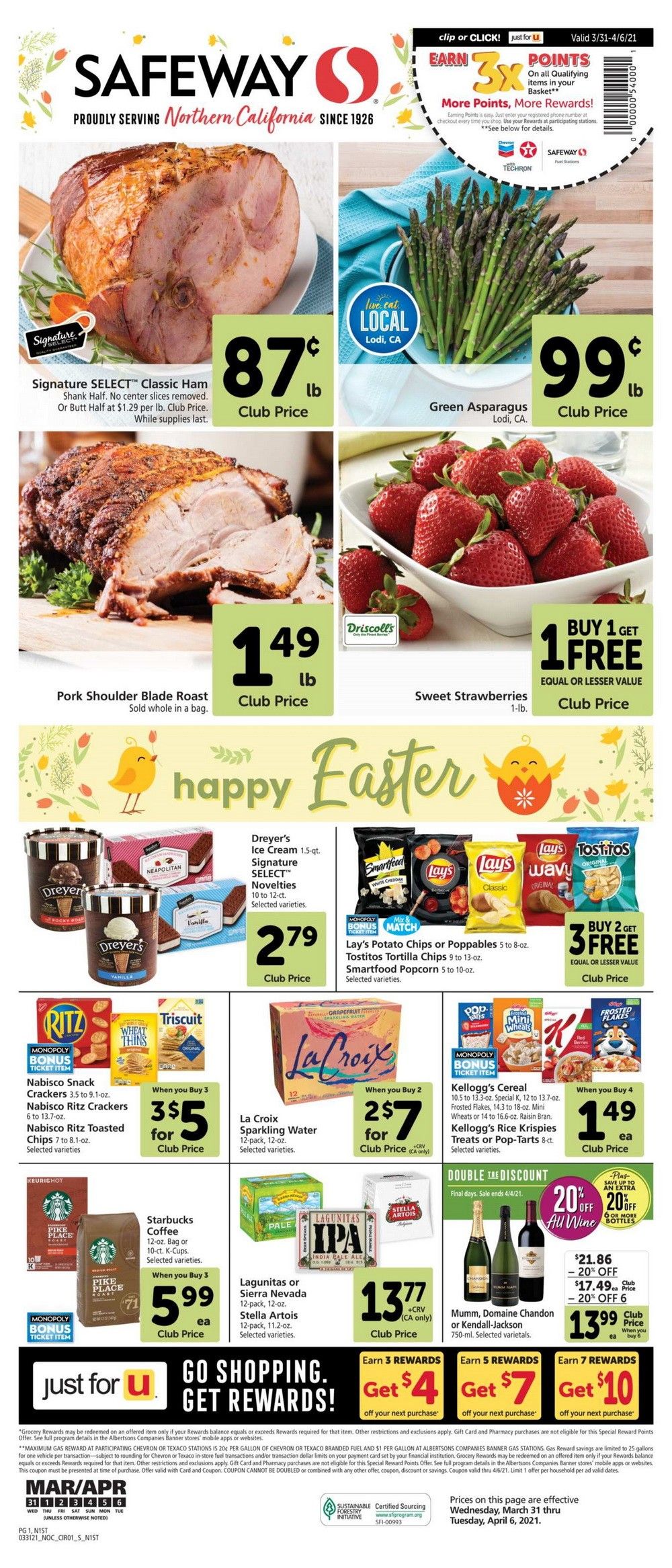 Safeway Weekly Ad Mar 31 – Apr 06, 2021