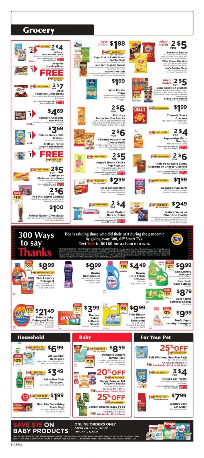 ShopRite Weekly Ad Mar 21 – Mar 27, 2021