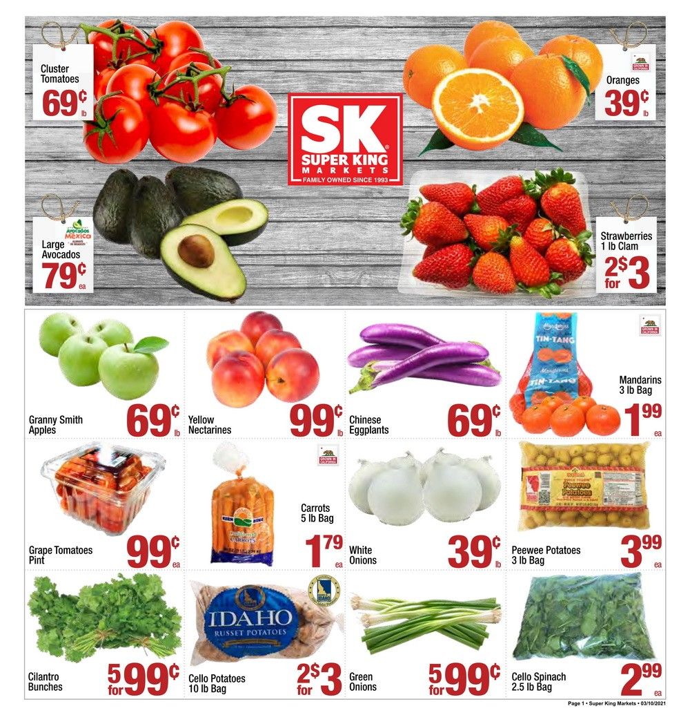 Super King Weekly Ad Mar 10 – Mar 16, 2021