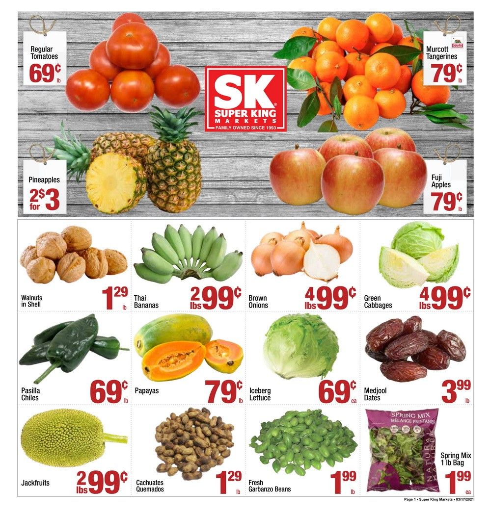 Super King Weekly Ad Mar 17 – Mar 23, 2021