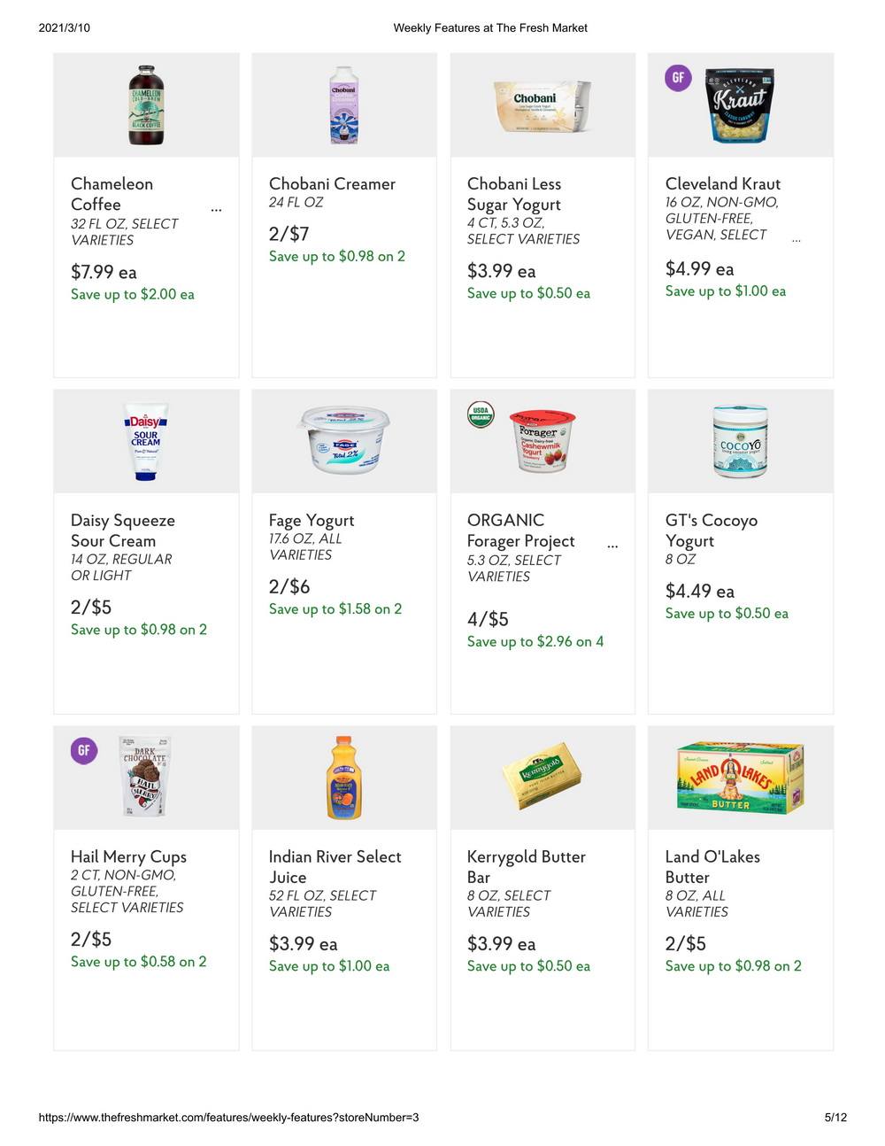 The Fresh Market Weekly Ad Mar 10 – Mar 16, 2021