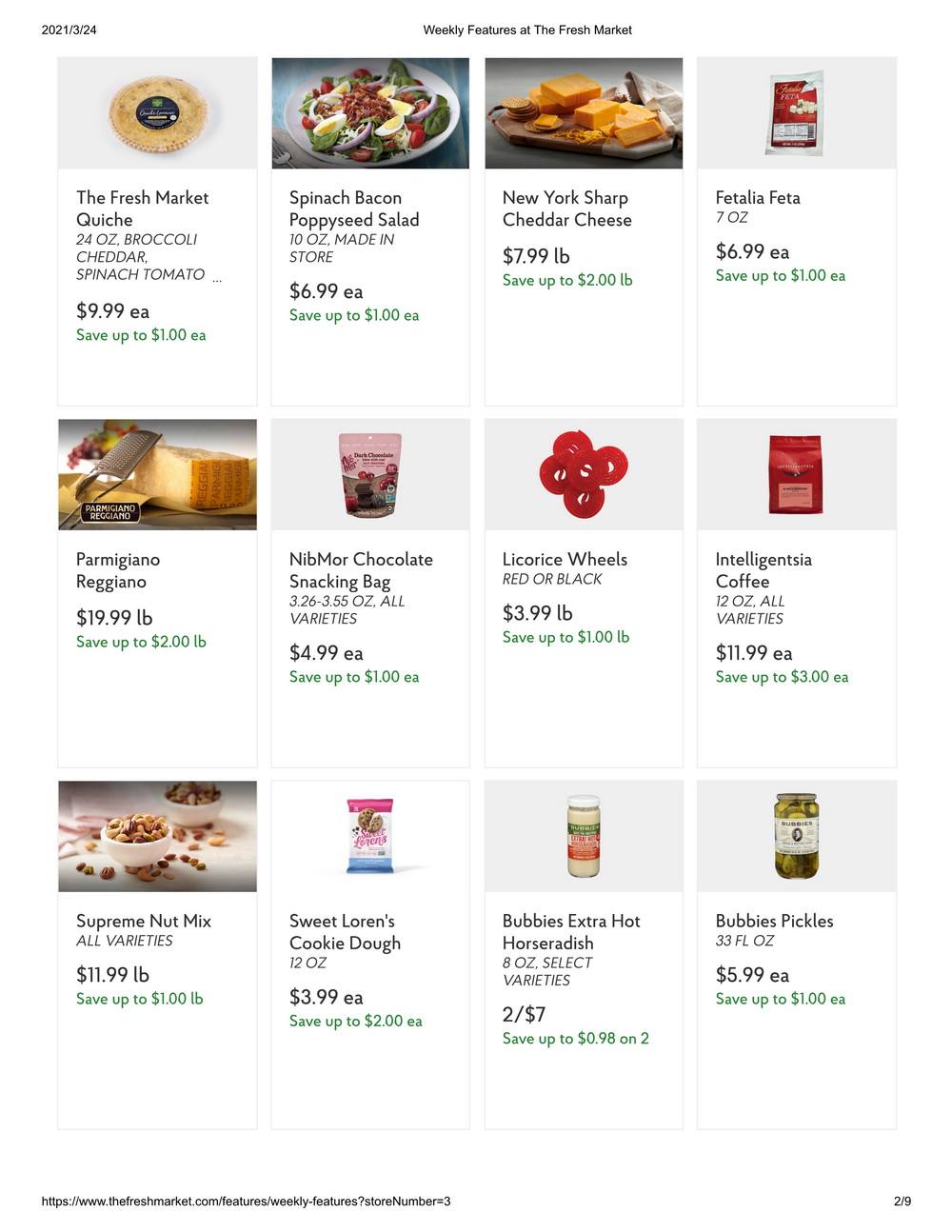 The Fresh Market Weekly Ad Mar 24 – Mar 30, 2021