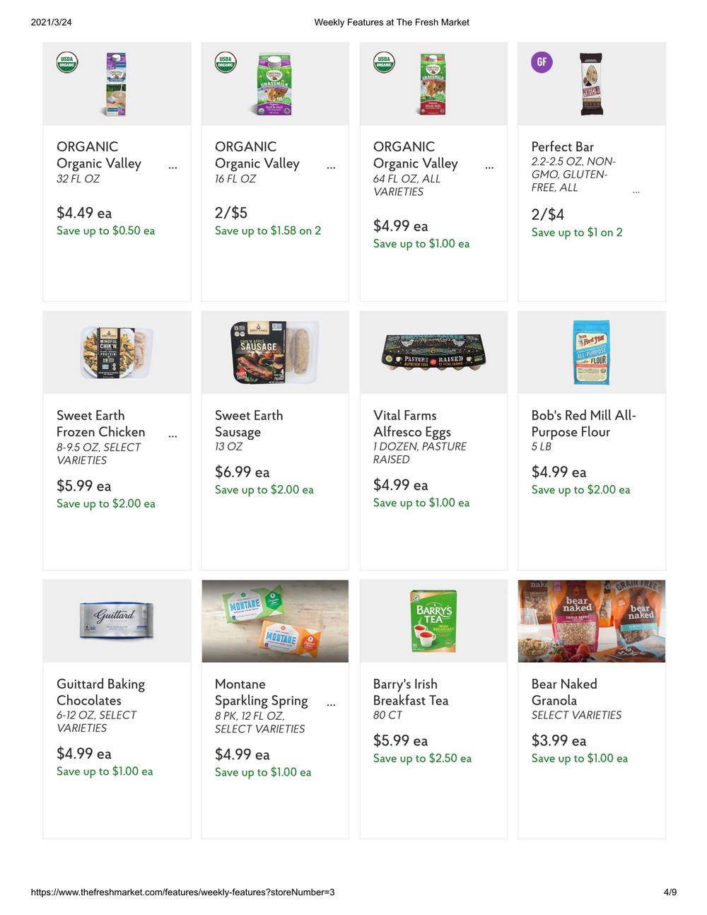 The Fresh Market Weekly Ad Mar 24 – Mar 30, 2021