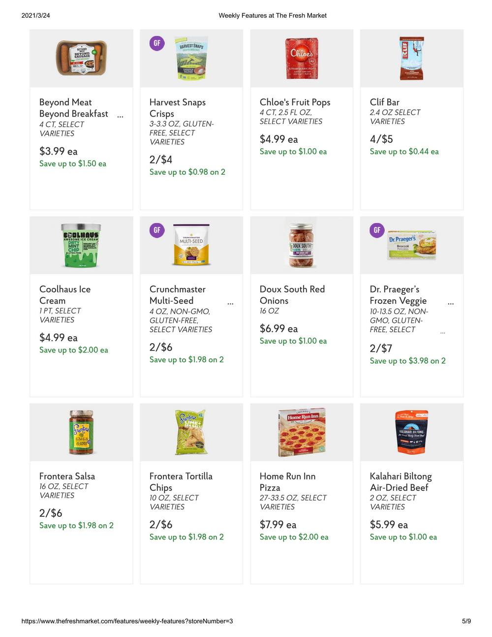 The Fresh Market Weekly Ad Mar 24 – Mar 30, 2021