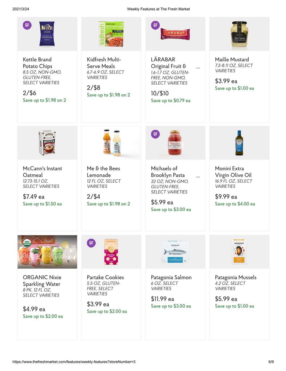 The Fresh Market Weekly Ad Mar 24 – Mar 30, 2021