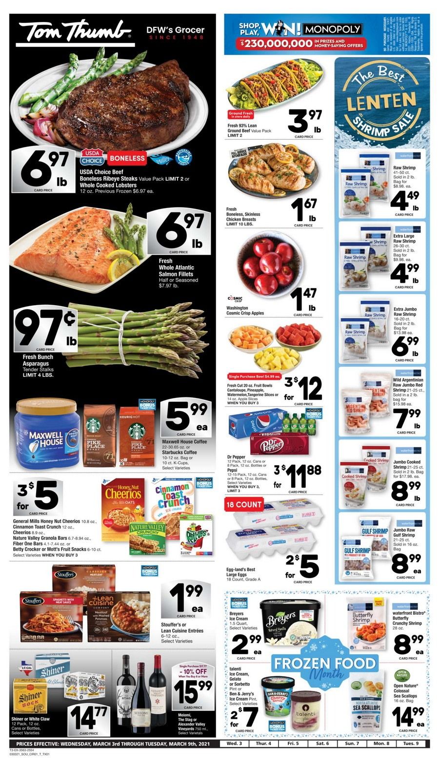 Tom Thumb Weekly Ad Mar 03 – Mar 09, 2021