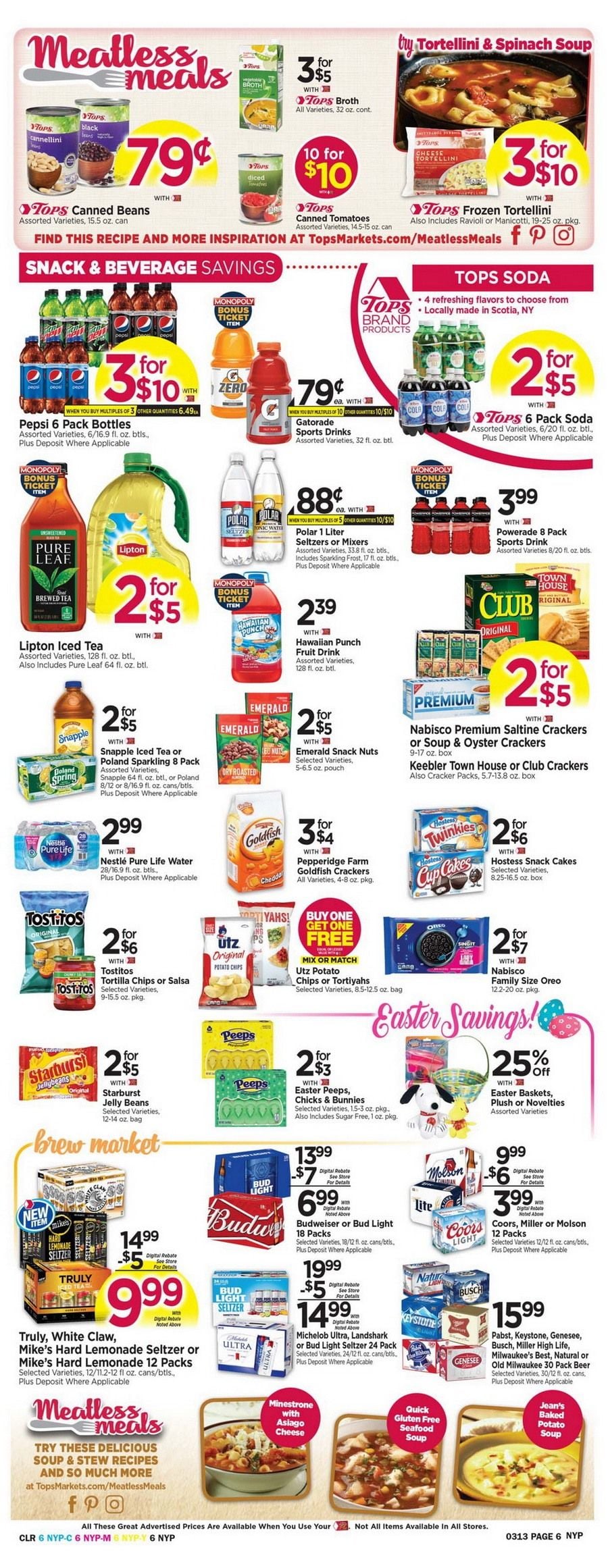 Tops Weekly Ad Mar 07 – Mar 13, 2021