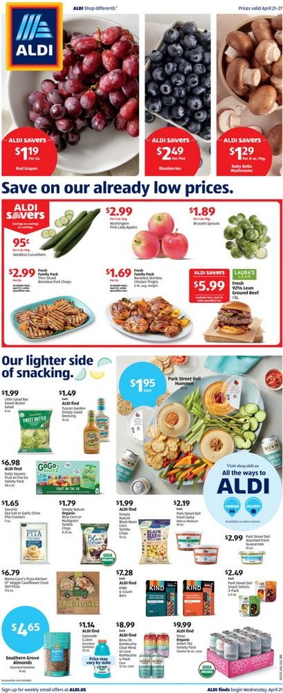 ALDI Weekly Ad Apr 21 – Apr 27, 2021